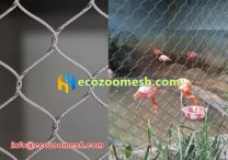 Flamingo enclosure mesh, flamingo fence netting, flamingo cage enclosure