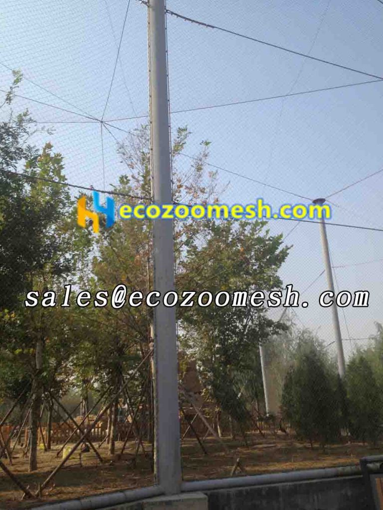 wire rope bird song forest net, made of high quality stainless steel rope.