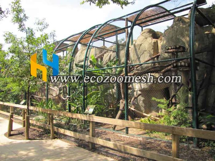 Stainless steel golden monkey fence, monkey isolation mesh