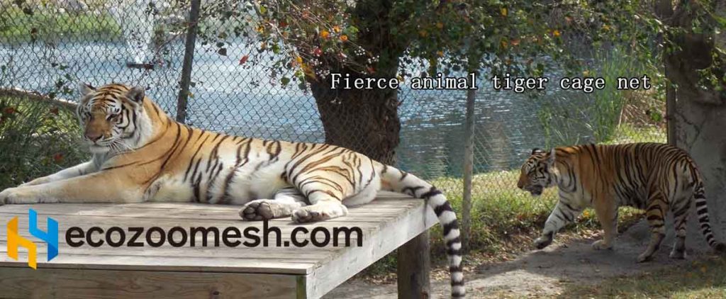 Fierce animal wire mesh tiger cage net, tiger garden fence nets