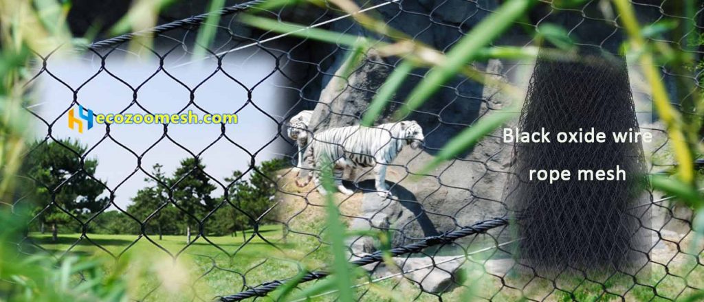 wild animal flexible enclosure net, Wire rope wildlife fences