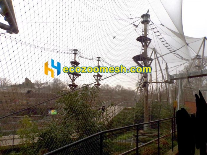 Outdoor Monkey Enclosure Mesh | Zoo Mesh Supplier-Hengyi